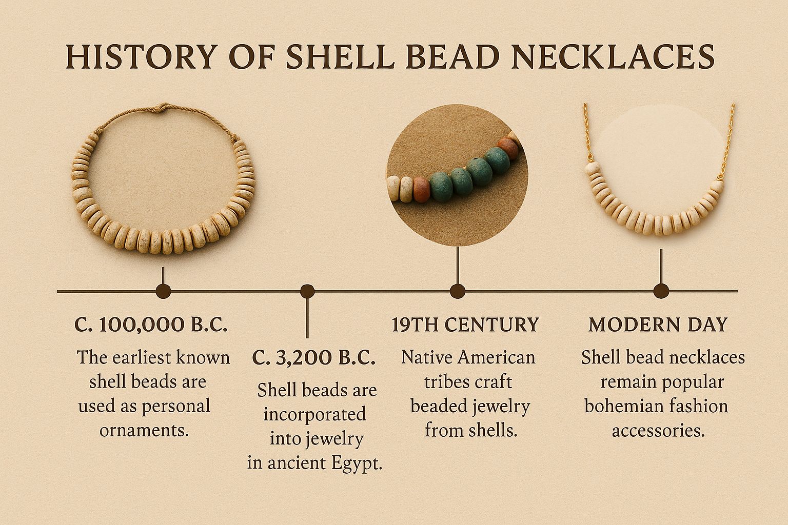History of Shell Necklaces: Meaning, Prehistory & Evolution | ShellVibe ...