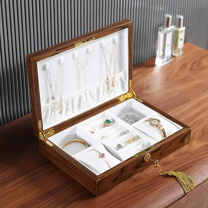 Simple Wooden Jewelry Box – ShellVibe©