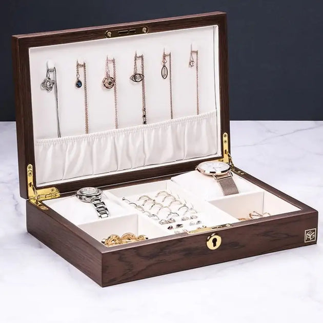 Simple Wooden Jewelry Box – ShellVibe©